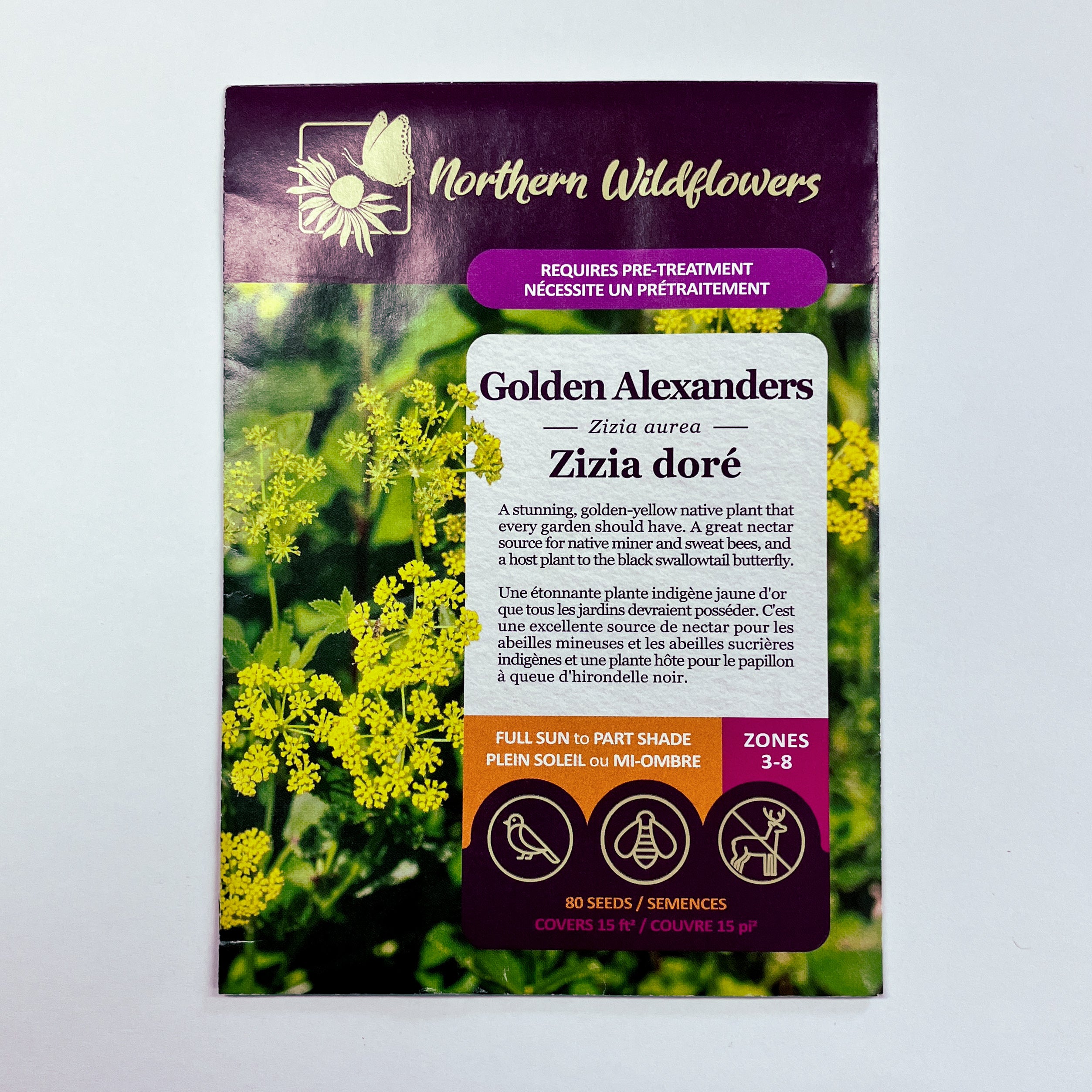Golden Alexanders Seeds – Seafoam Lavender